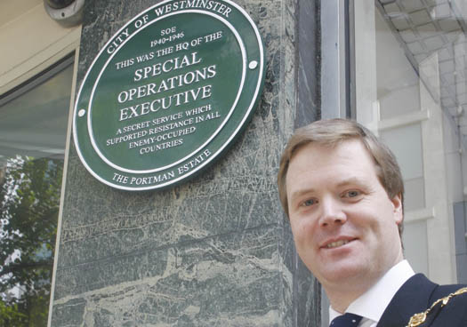 Plaque recognition for SOE HQ in Baker Street – tribute to WWII secret ...