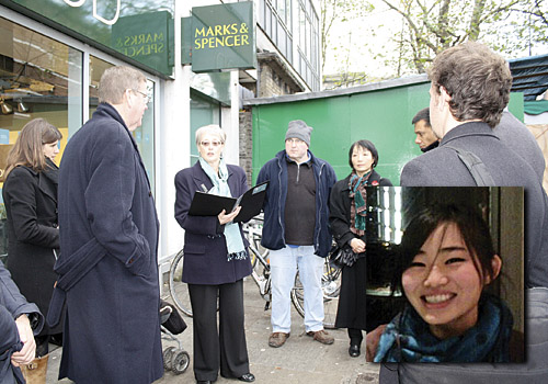 South End Green street tribute to bus death student Mingwei Tan ...