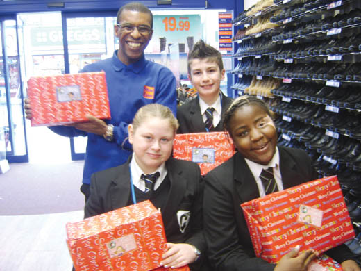 School pupils’ shoe-box gifts to go global | Camden New Journal