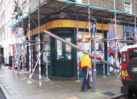 Scaffolding goes up in the wrong place – Council realise they have ...