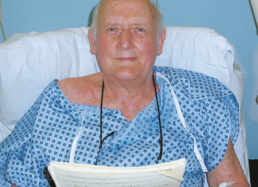 Musical writer Rob Inglis finishes off folk opera script from hospital ...