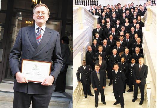 Hero passer-by Christopher Price honoured at police awards after being ...