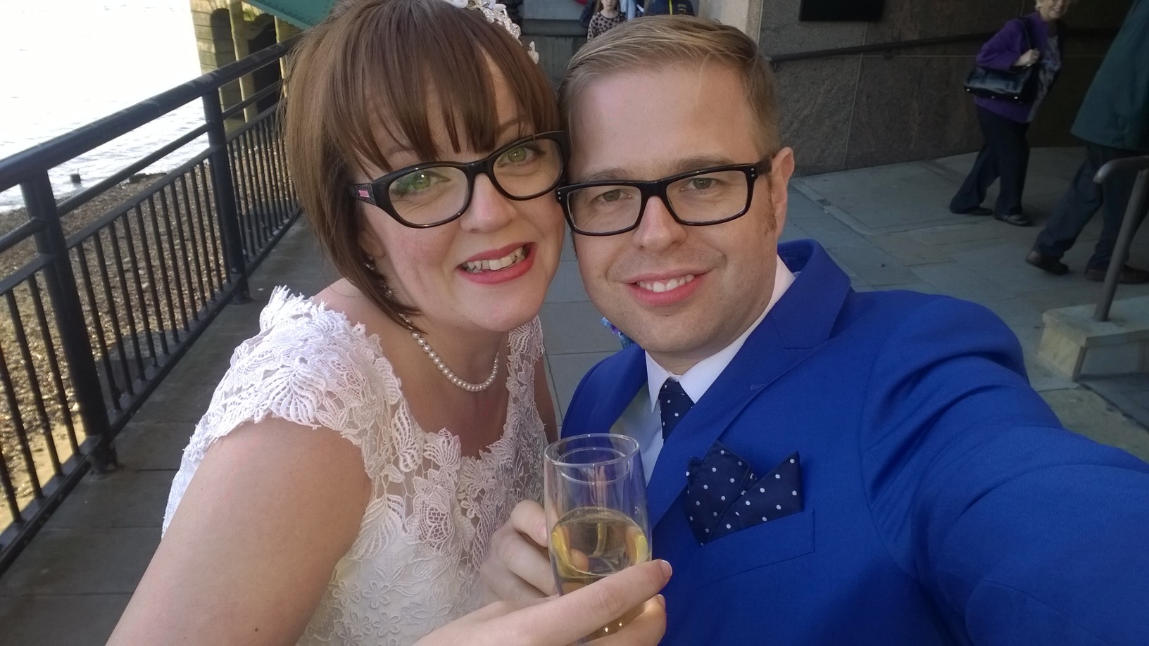 Married: Couple who got engaged in last moments of the Crown and Goose ...