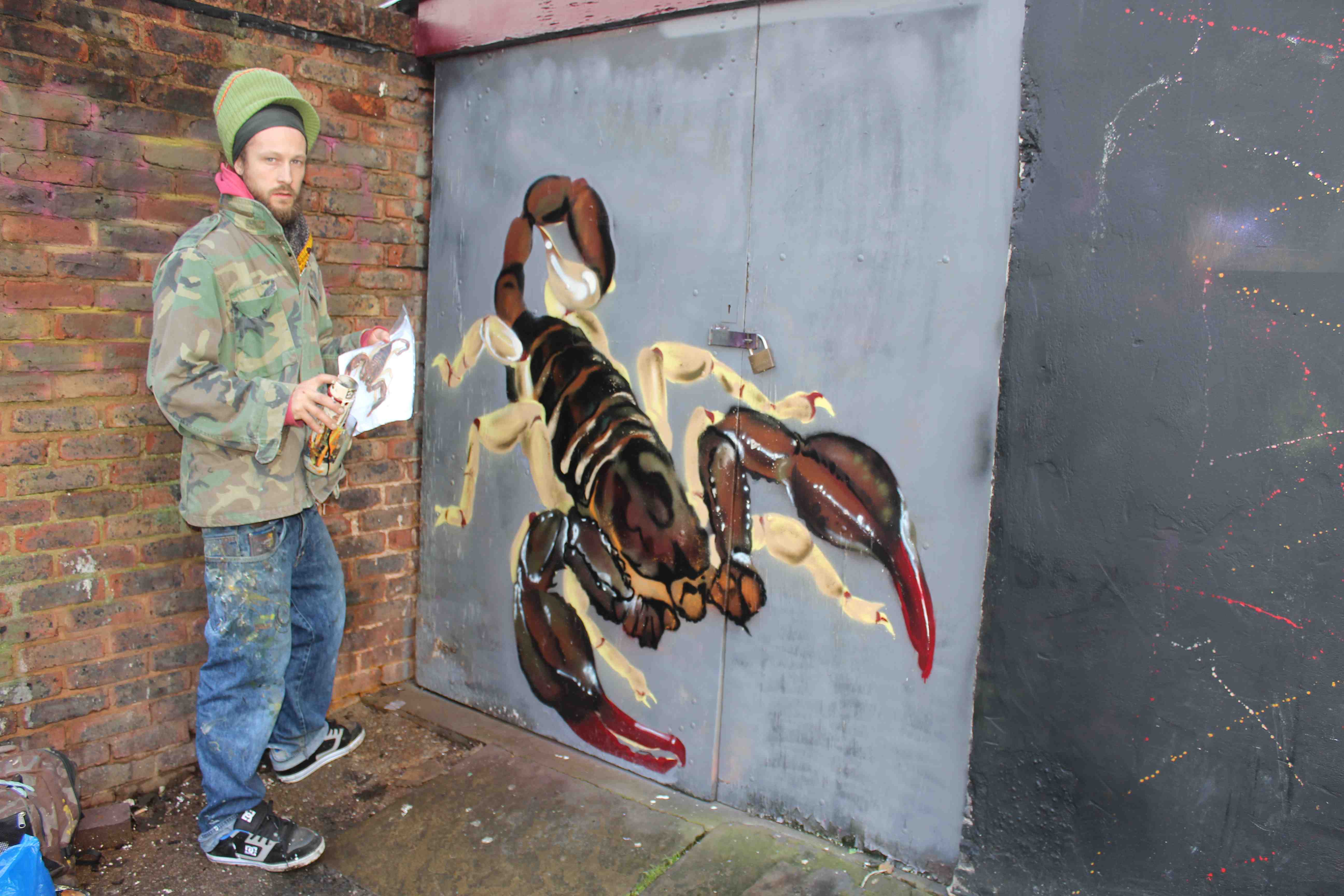 Scorpions in the street! Graffiti campaign launched in Camden to raise ...