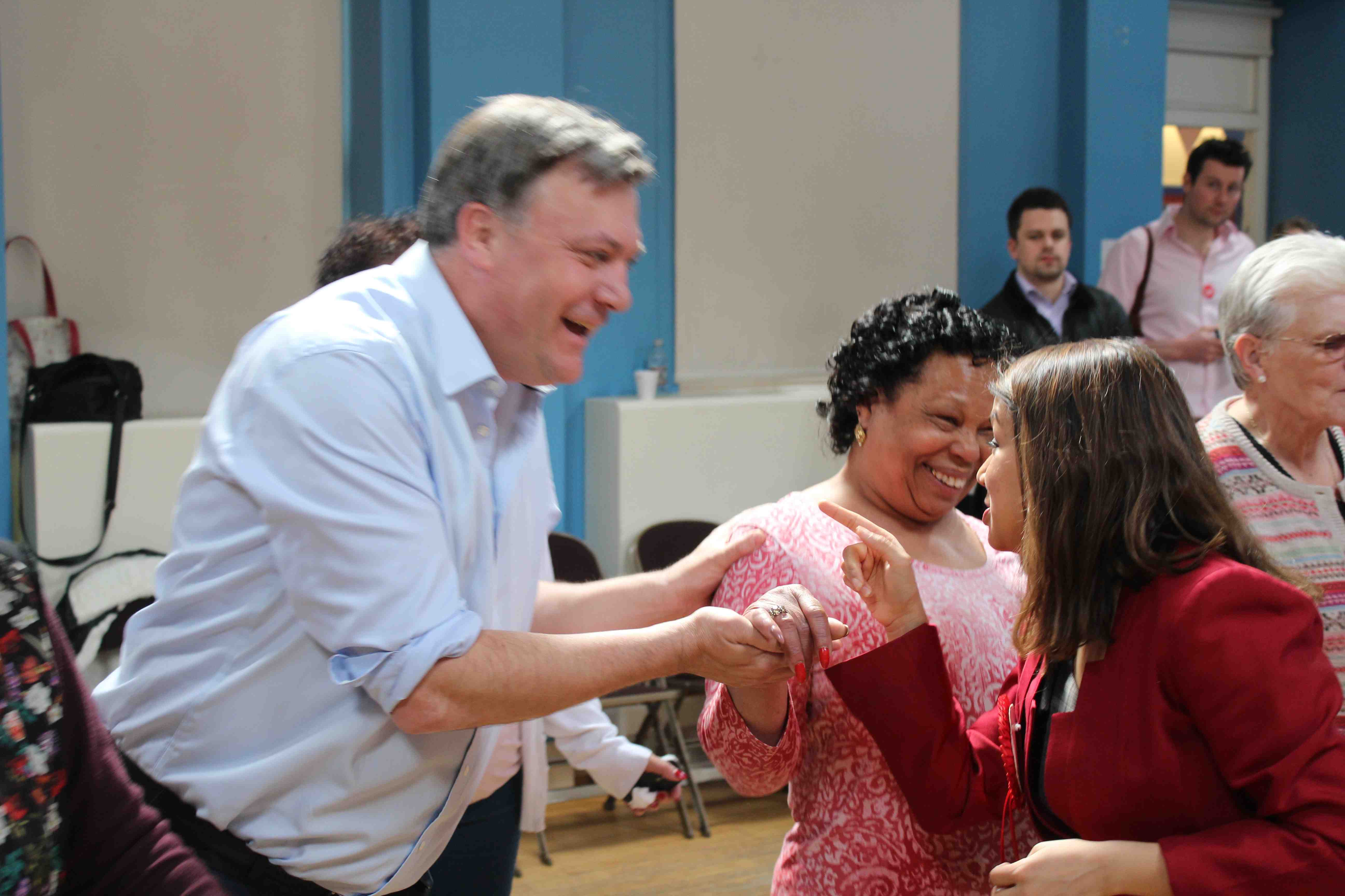 WATCH: Ed Balls gets told off for ‘showing off' during visit to line ...