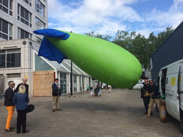 WATCH: Blimp raised in Swiss Cottage to show planning inquiry how high ...
