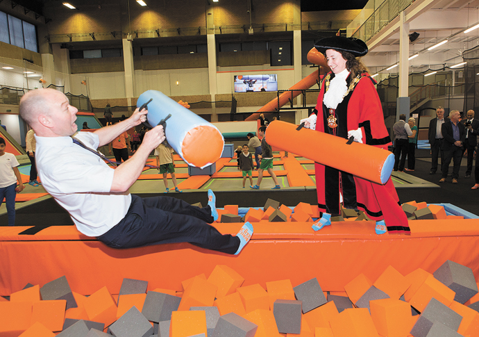 Controversial trampoline park opens at leisure centre | Camden New Journal
