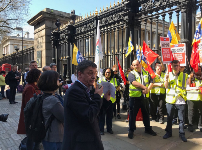 British Museum staff ramp up protest after Carillion collapse | Camden ...