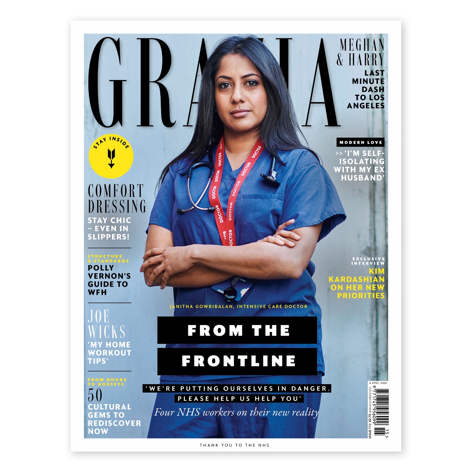 Star of special NHS Grazia front cover tells of fear – and hope ...