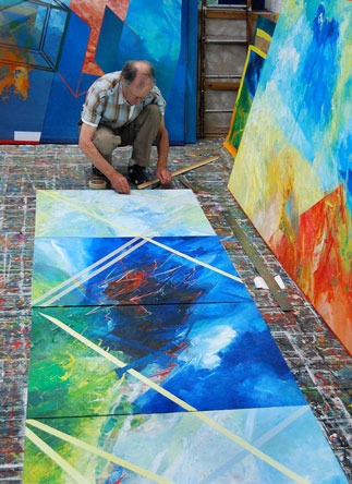 David Leverett: Painter with works in the Tate had ‘a bright ...