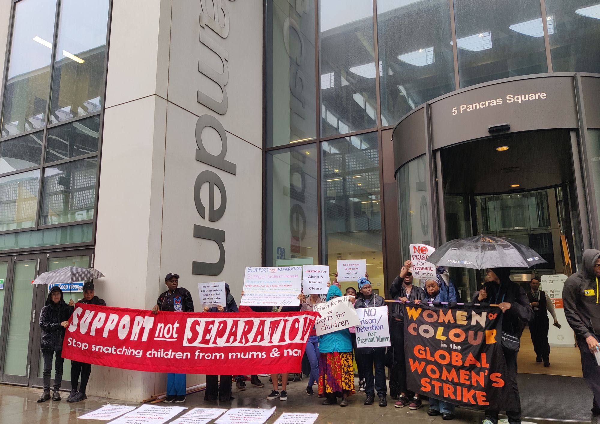 Protesters picket Town Hall over care of teenager whose baby died in ...