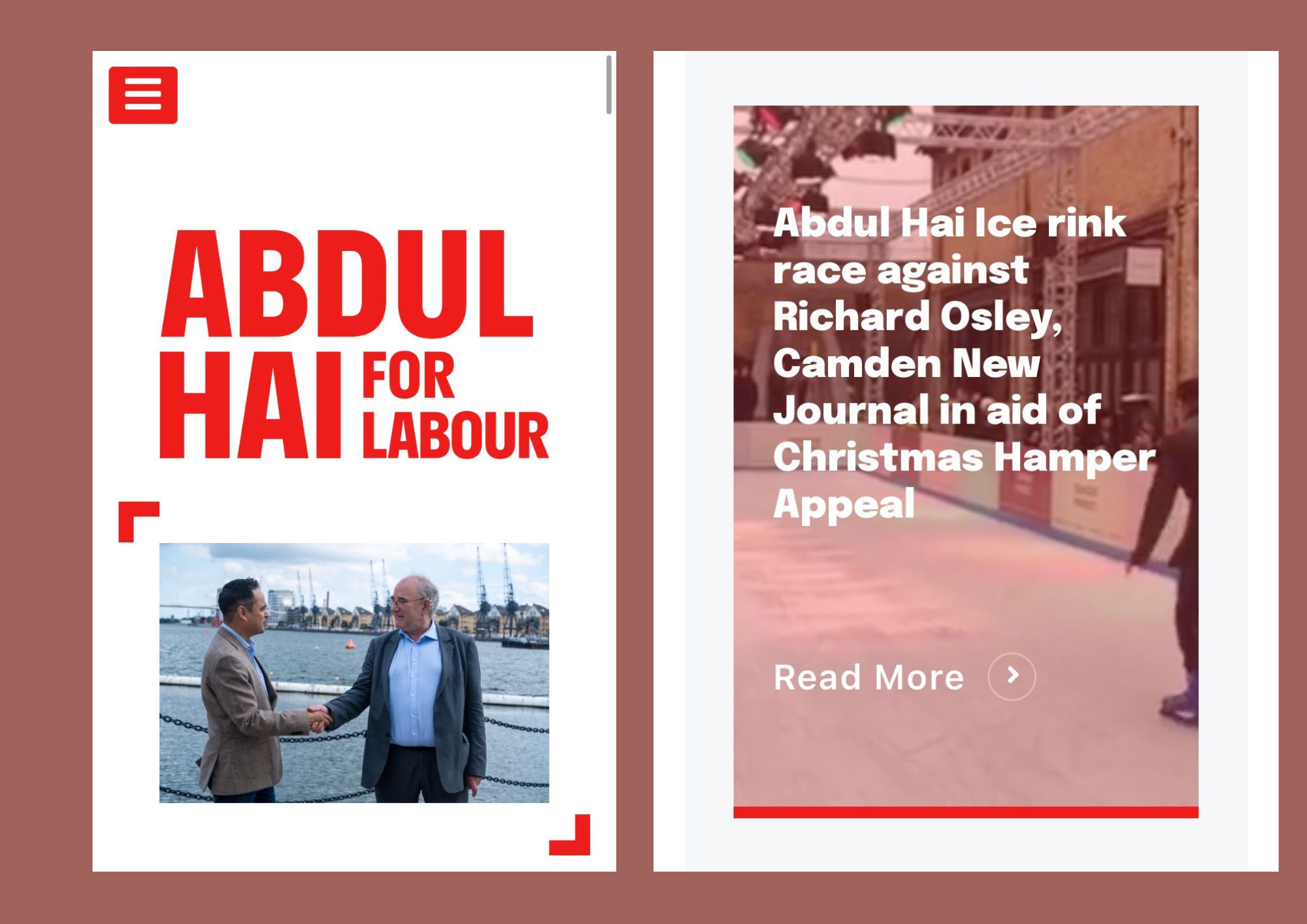 John Gulliver: Has ice skater Abdul Hai set his sights on seat in the Commons? | Camden New Journal