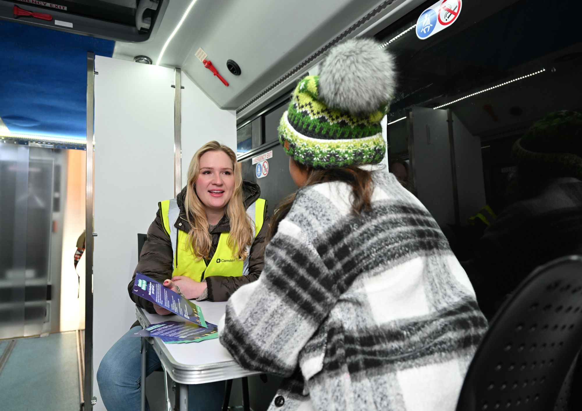 Safety bus parks up in Camden Town with aid for people on night out ...
