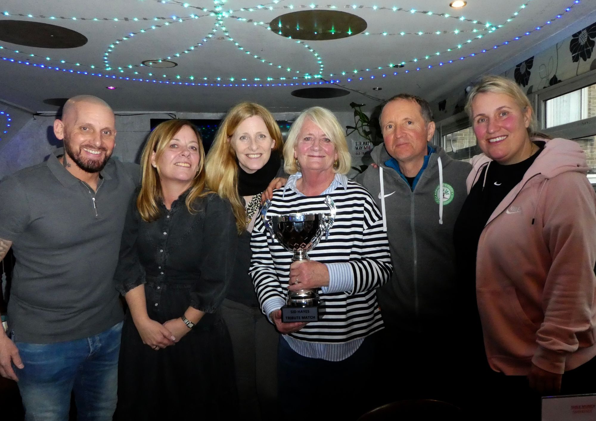 The magic of the cup! Tribute match for grassroots hero Sid Hayes ...