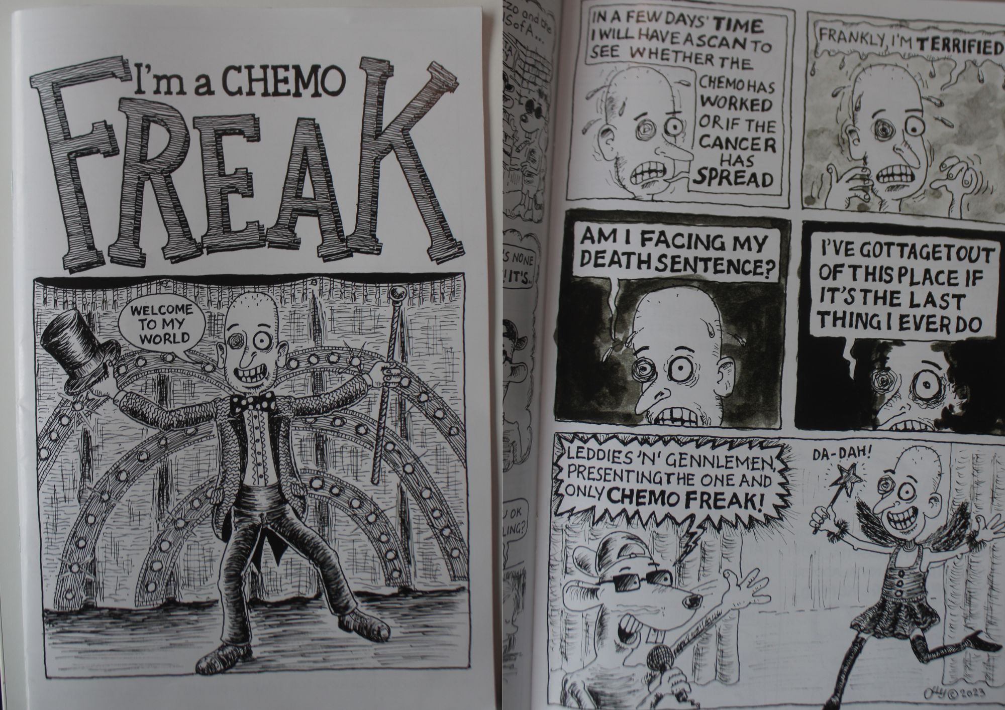 Cartoonist with cancer draws on dark humour for new book | Camden New ...