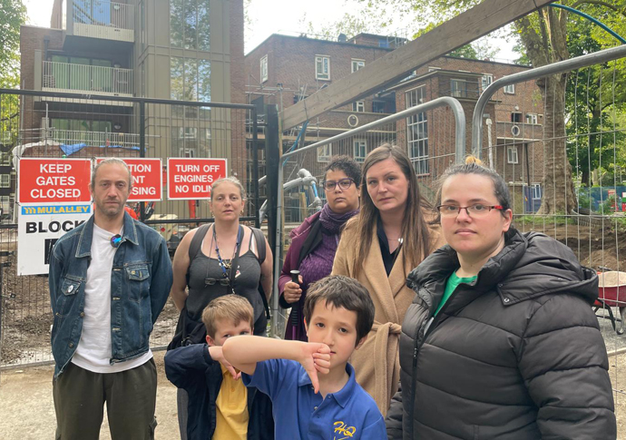 New homes scheme is late and over budget, claim residents | Camden New ...