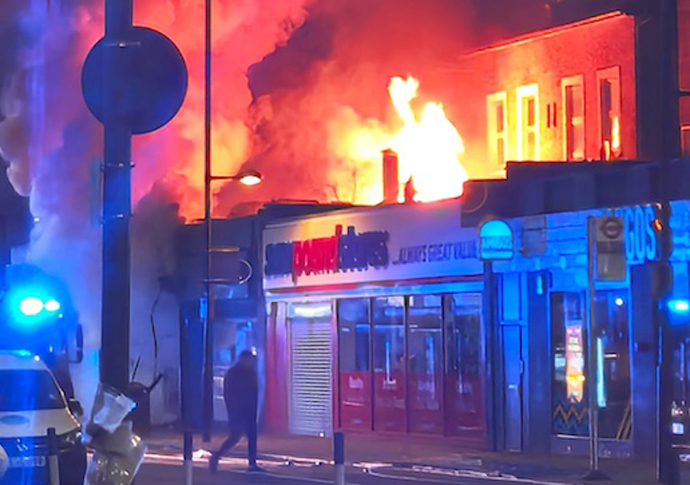 Takeaway and flats are destroyed in fire | Camden New Journal