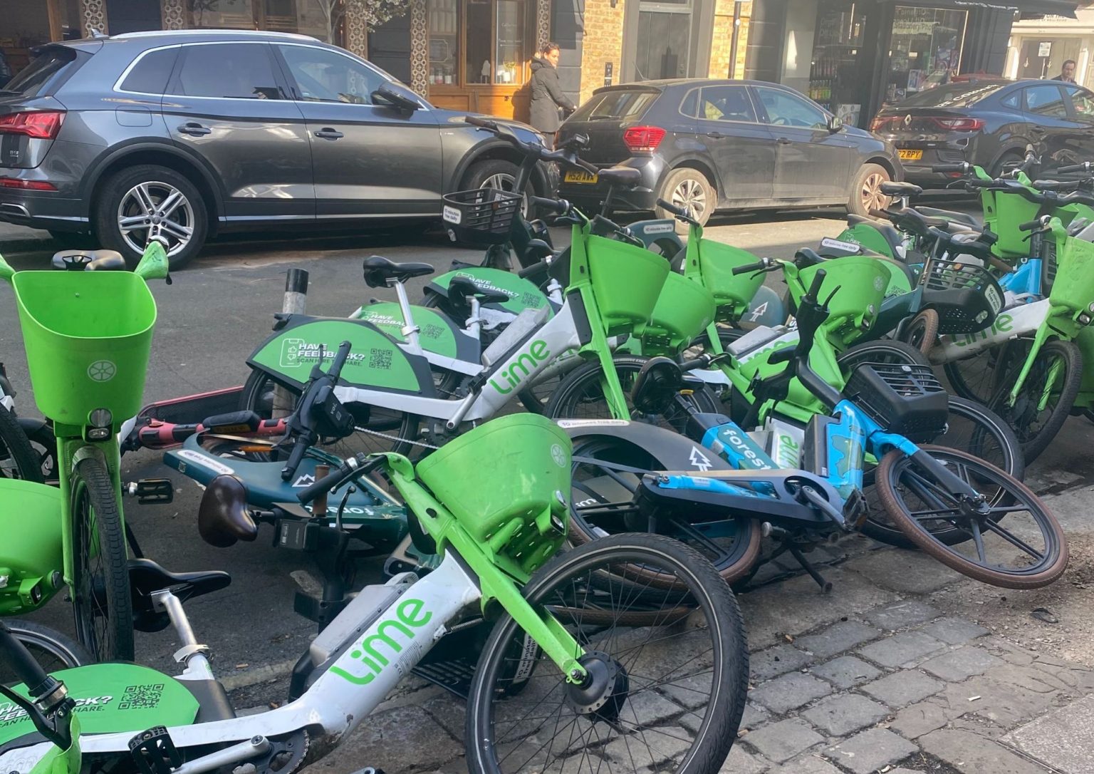 Lemonia – and Lime! Famous restaurant swamped by hire bikes | Camden ...