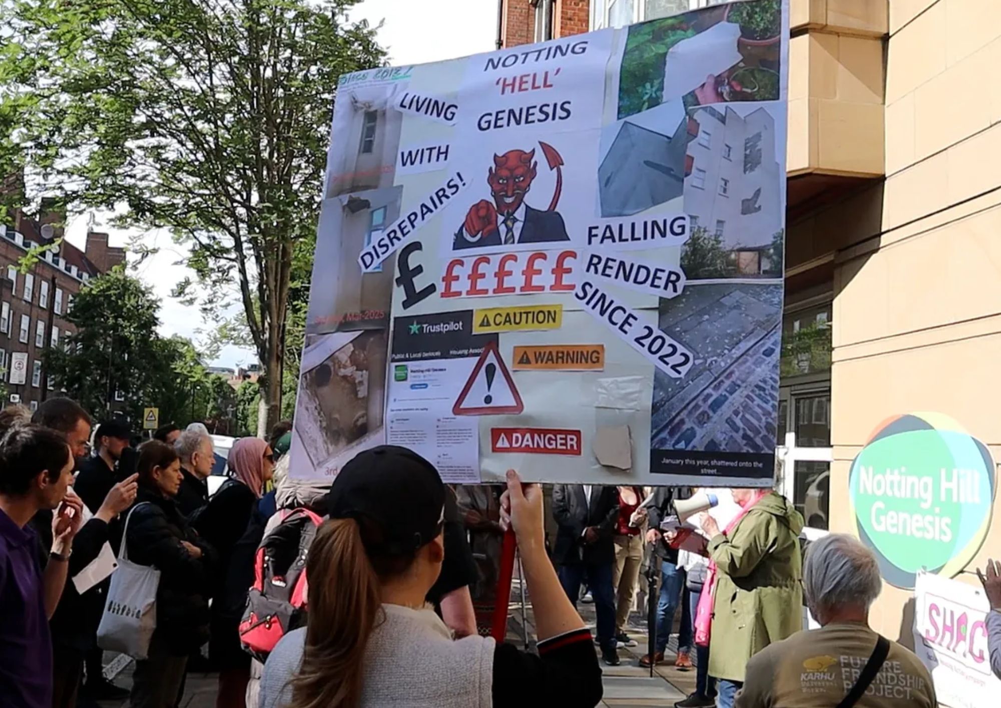 Mould protest after baby's death | Camden New Journal