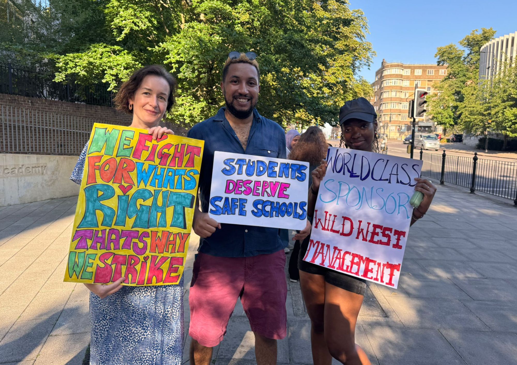‘Culture of fear’ claims as UCL academy teachers strike at school gates ...